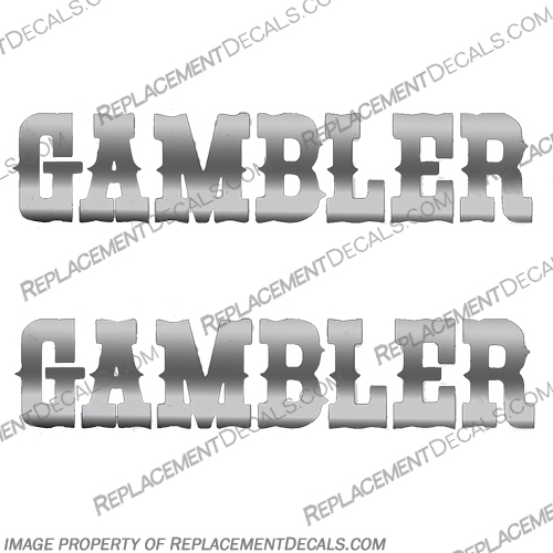Gambler Bass Boats Boat Decal